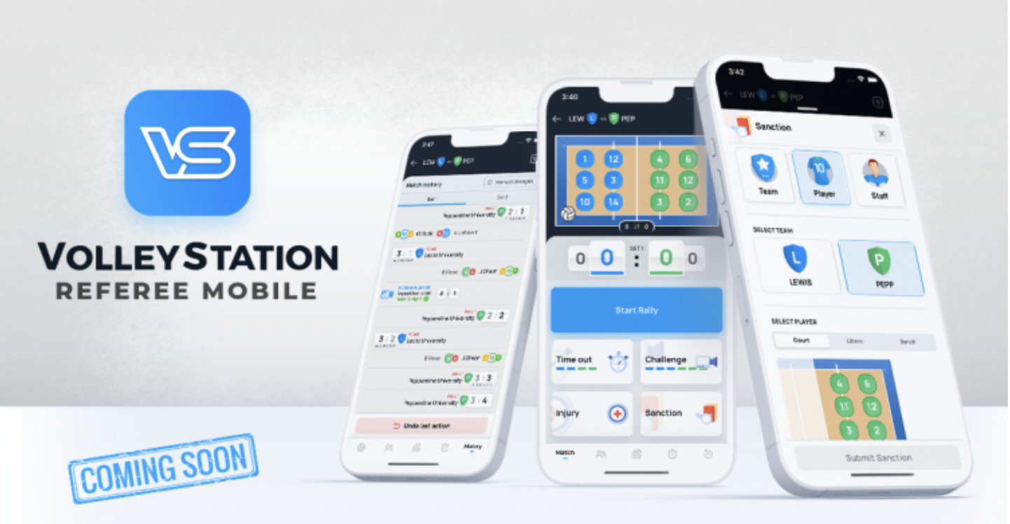 バレーボールのスコアシートアプリ“VolleyStation Referee Mobile” - VolleyStation